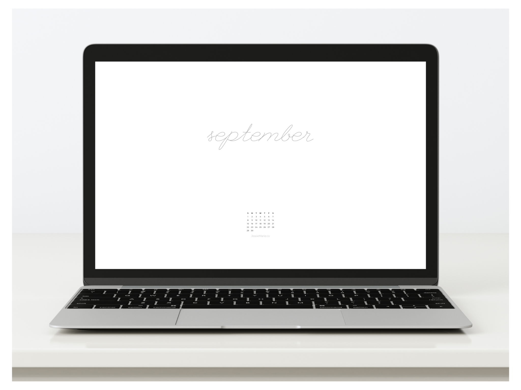 September Desktop Wallpaper + Calendar - jessie marie collection