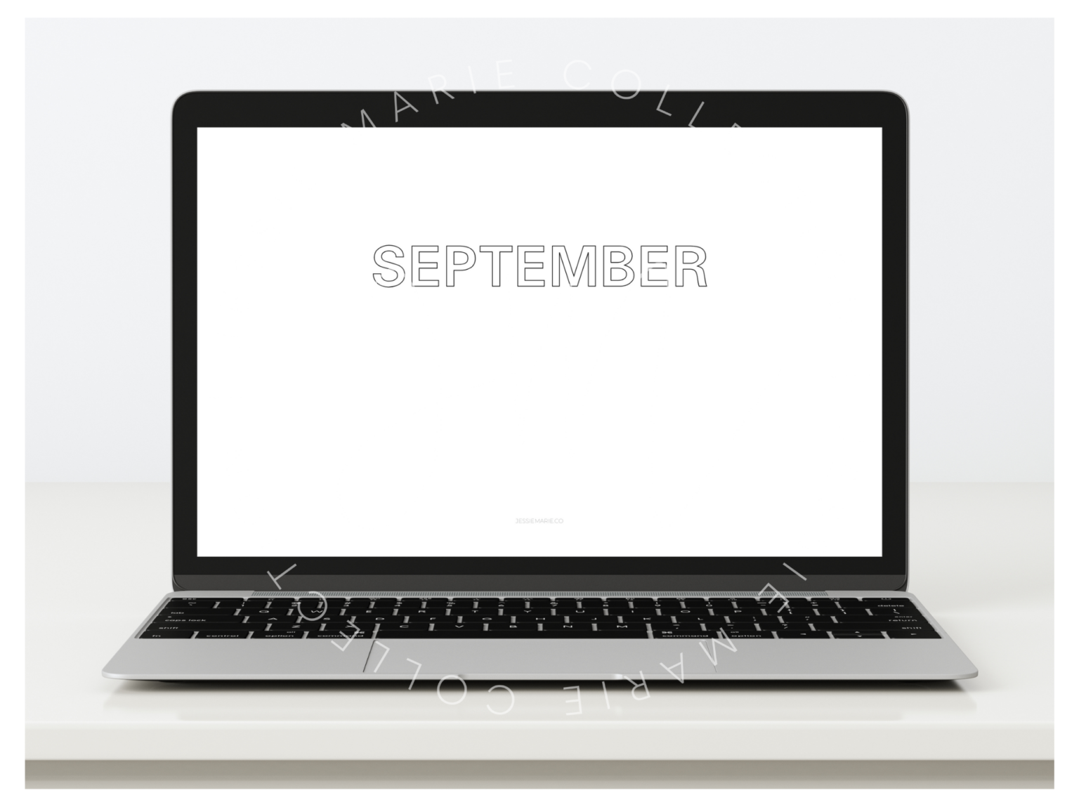 September Desktop Wallpaper + Calendar - jessie marie collection